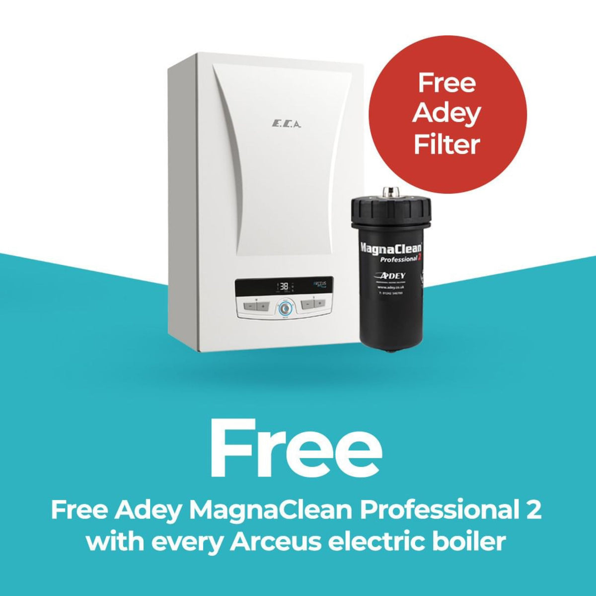 ECA 12KW ARCEUS Electric Combi Boiler – ecaonline