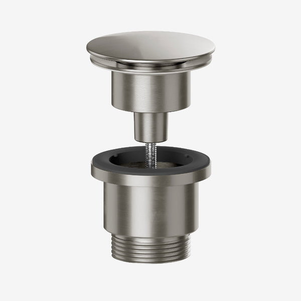Brushed Nickel Universal Clicker Basin Waste – ECA ONLINE STORE
